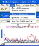 Reverse Complement（波形データ）: BioEditを使いこなしたい。